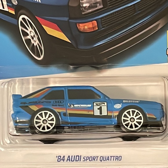 Mattel | Toys | 84 Audi Sport Quattro Rally Champs Hot Wheels 222 ...